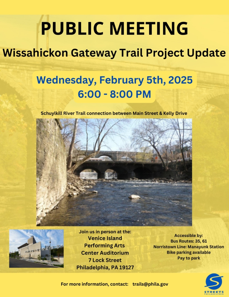 Wissahickon Gateway Trail Public Meeting - Circuit Trails